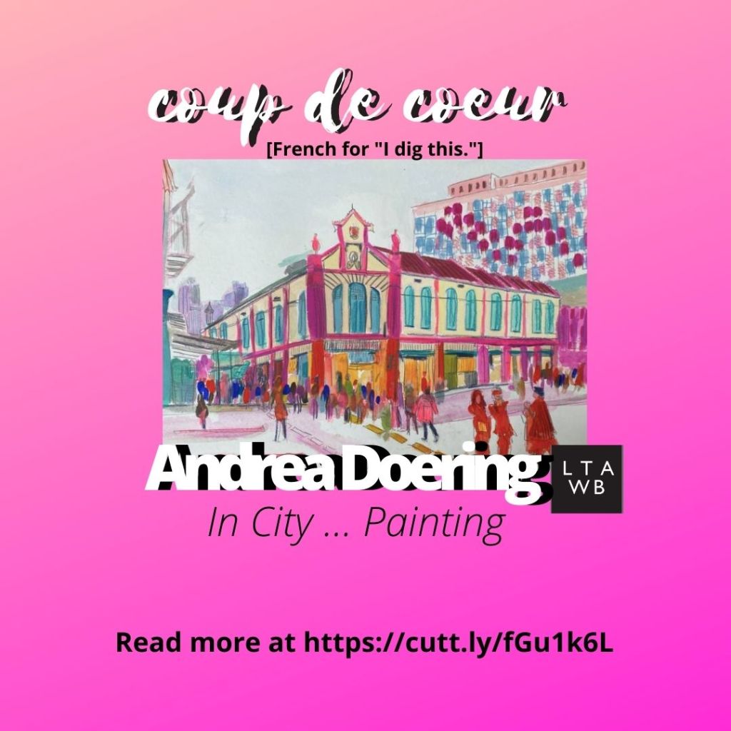 Andrea Doering, In City ... Painting - Let's Talk Art With Brooke