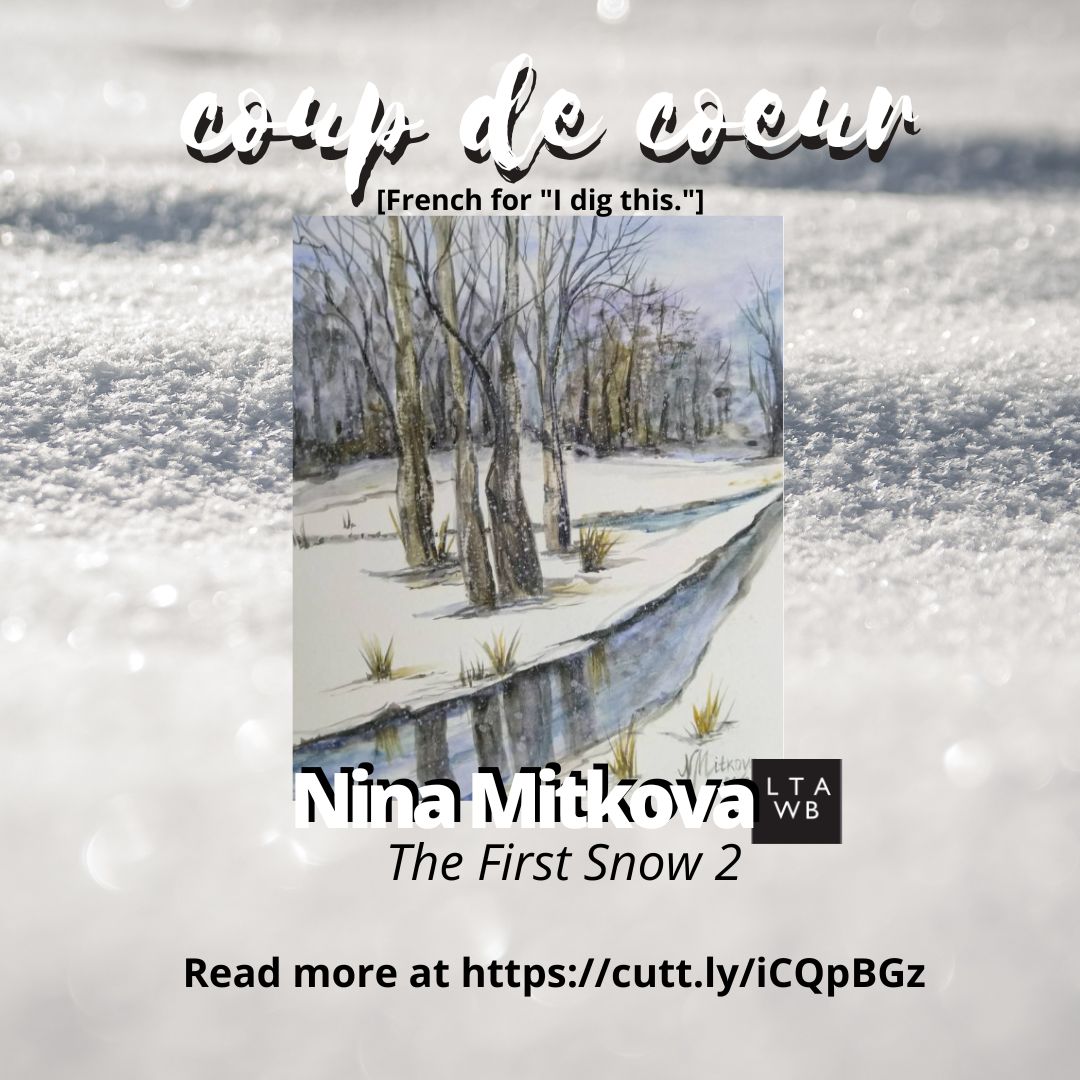 Nina Mitkova, The First Snow 2 painting - Let's Talk Art With Brooke