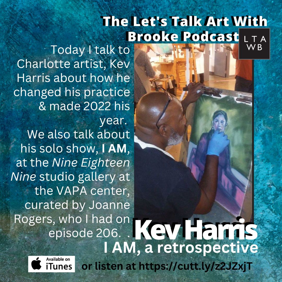My inspiring chat with Charlotte artist, Kevin Harris - Let's Talk Art ...