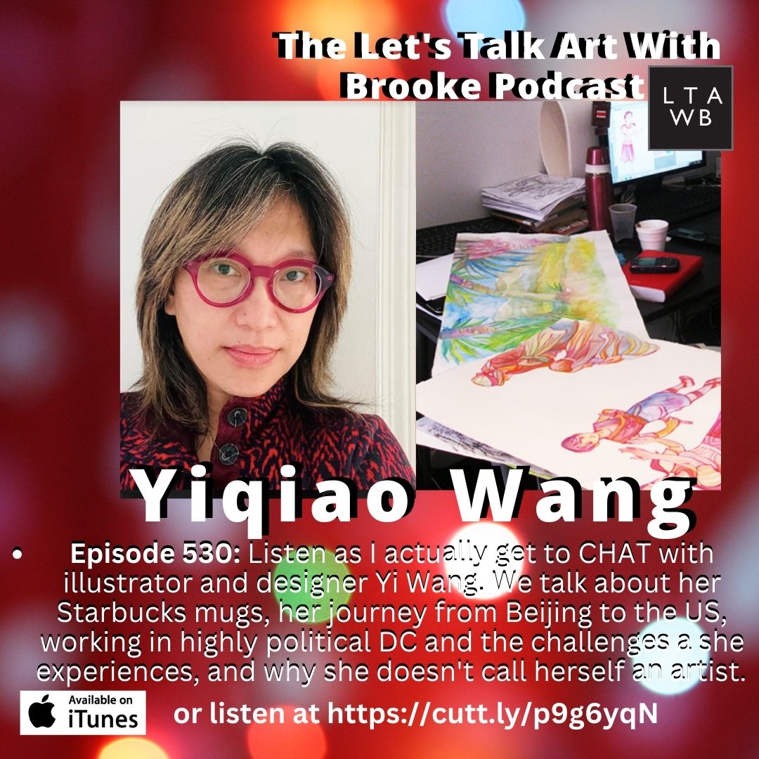 Listen to my CHAT with Starbucks featured illustrator, Yi Wang [who ...