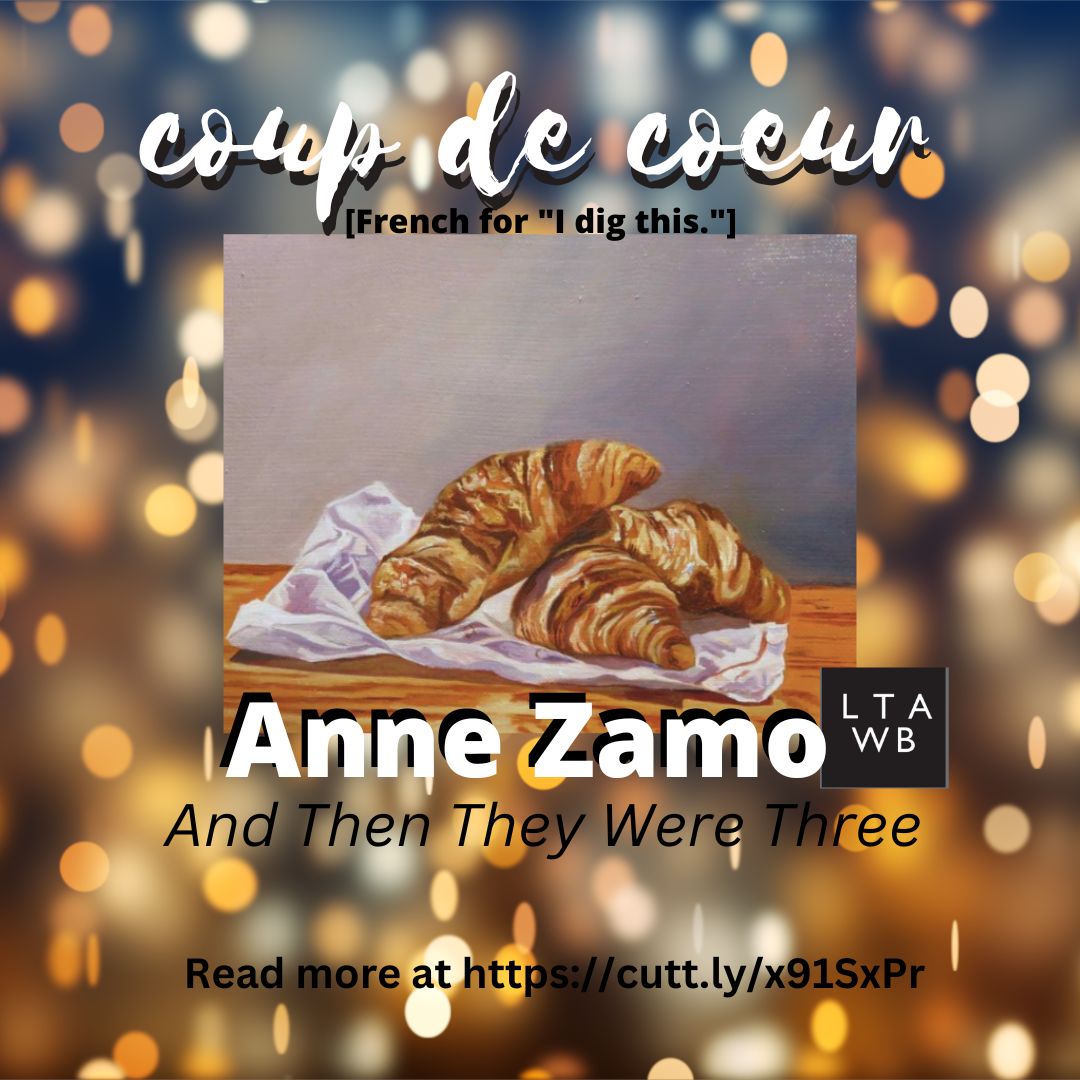 Anne Zamo, And Then They Were Three Painting - Let's Talk Art With Brooke