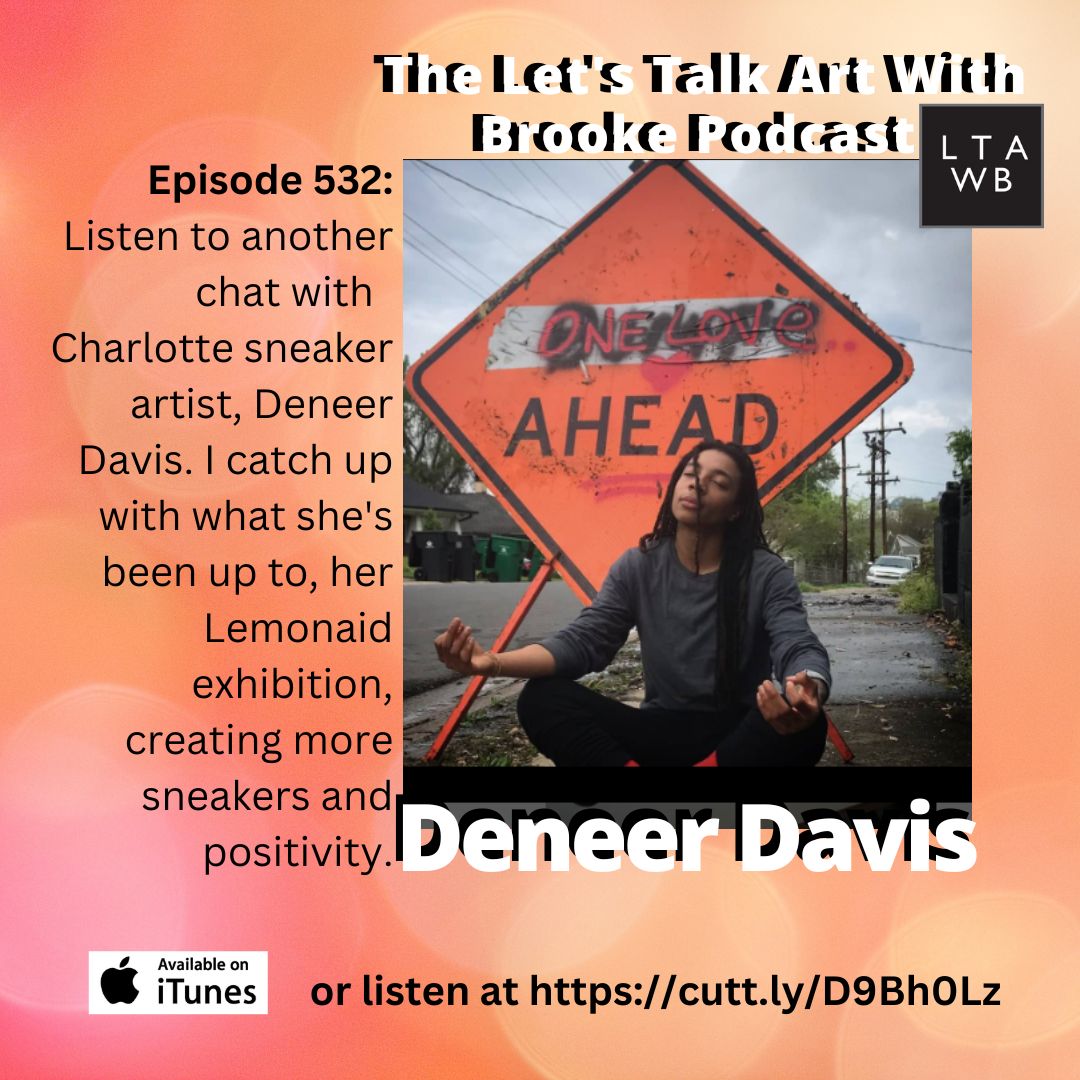 Another chat with Charlotte's FABULOUS sneaker artist, Deneer Davis ...