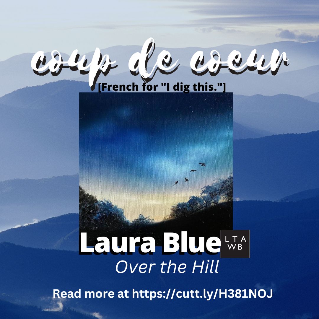 Laura Blue, Over the Hill painting - Let's Talk Art With Brooke