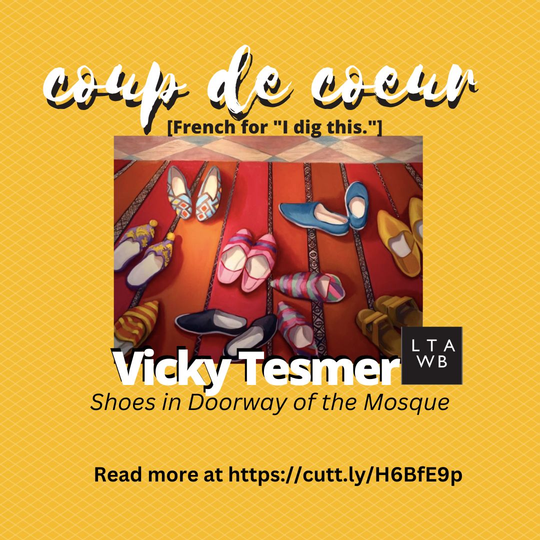 Vicky Tesmer, Shoes in the Doorway of the Mosque painting - Let's Talk ...