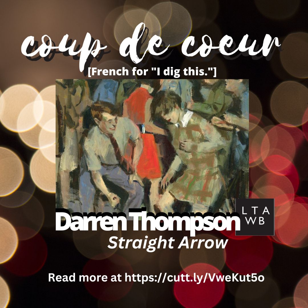 Darren Thompson, Straight Arrow painting - Let's Talk Art With Brooke