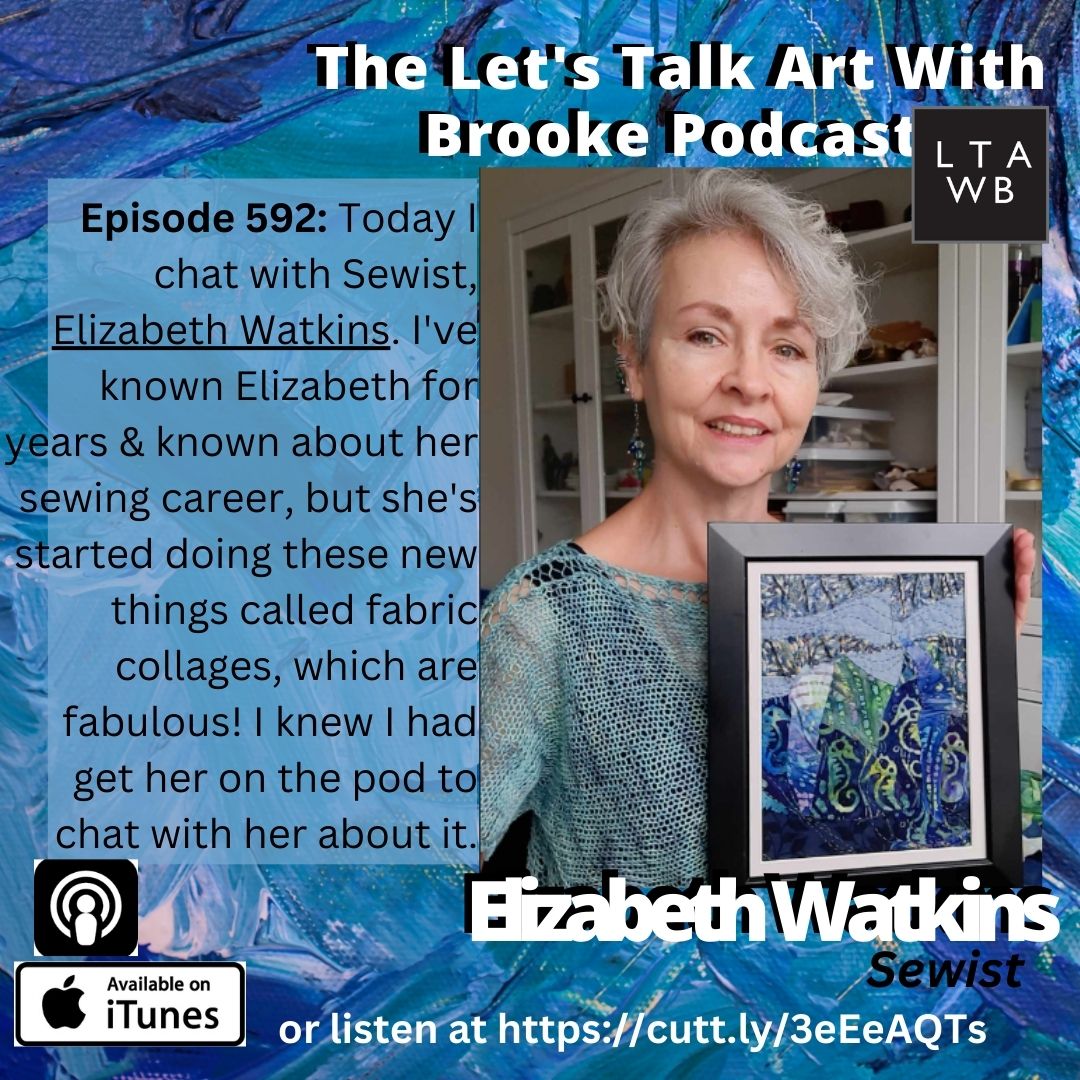 My chat with NC Sewist, Elizabeth Watkins - Let's Talk Art With Brooke